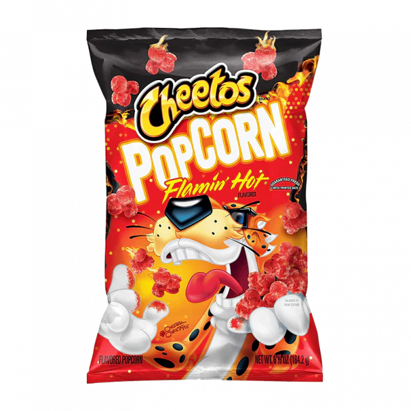 CHEETOS FLAMIN HOT POPCORN – Kandy Baby